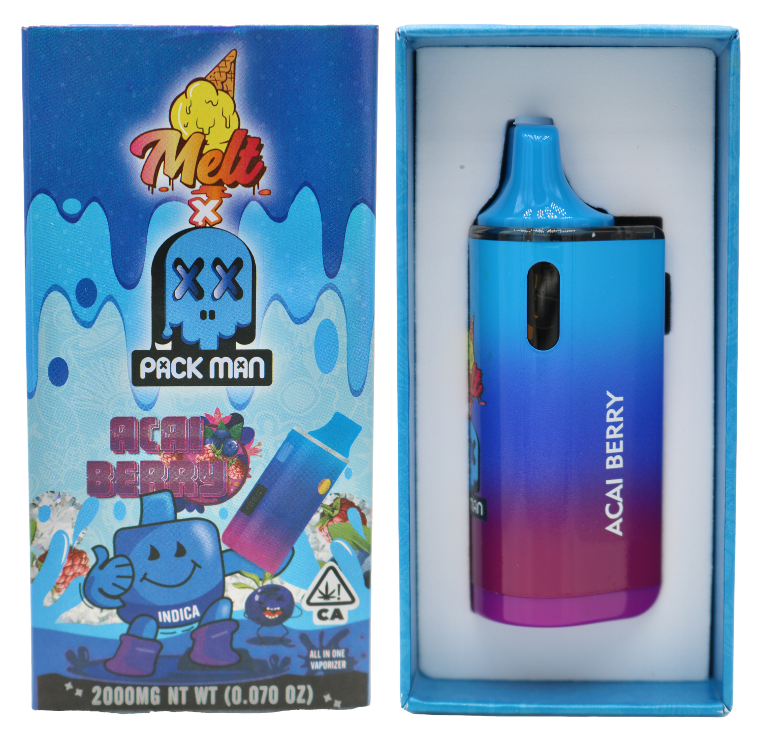 Melt X Packman Acai Berry - Packman Disposable